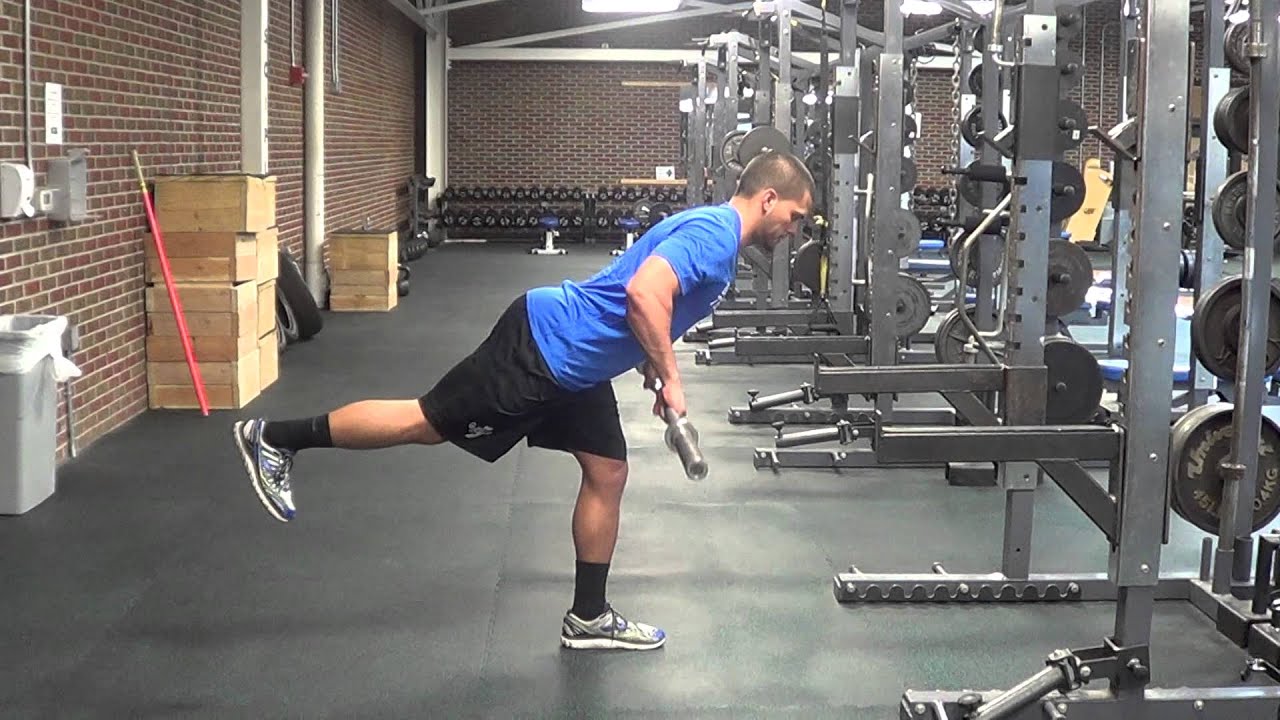 Single-Leg (SL) Bent-Over Row - YouTube
