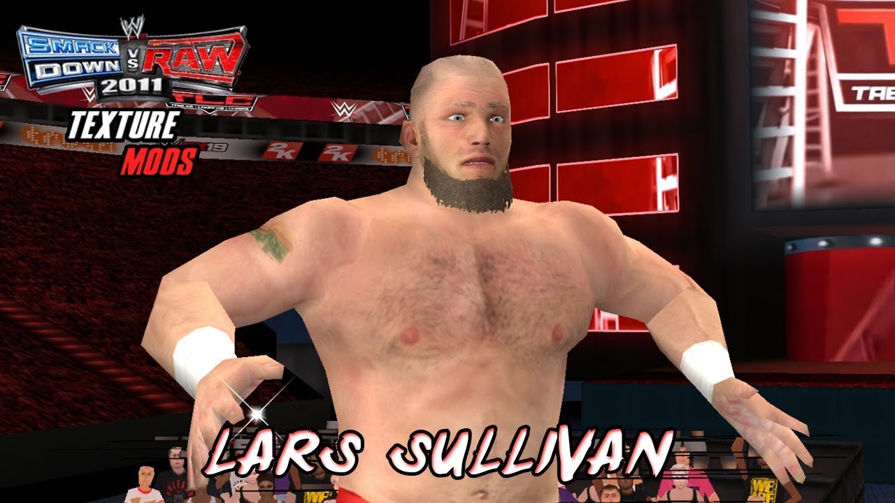 WWE SvR 2011: Lars Sullivan Entrance & Moveset | Texture Mods - YouTube
