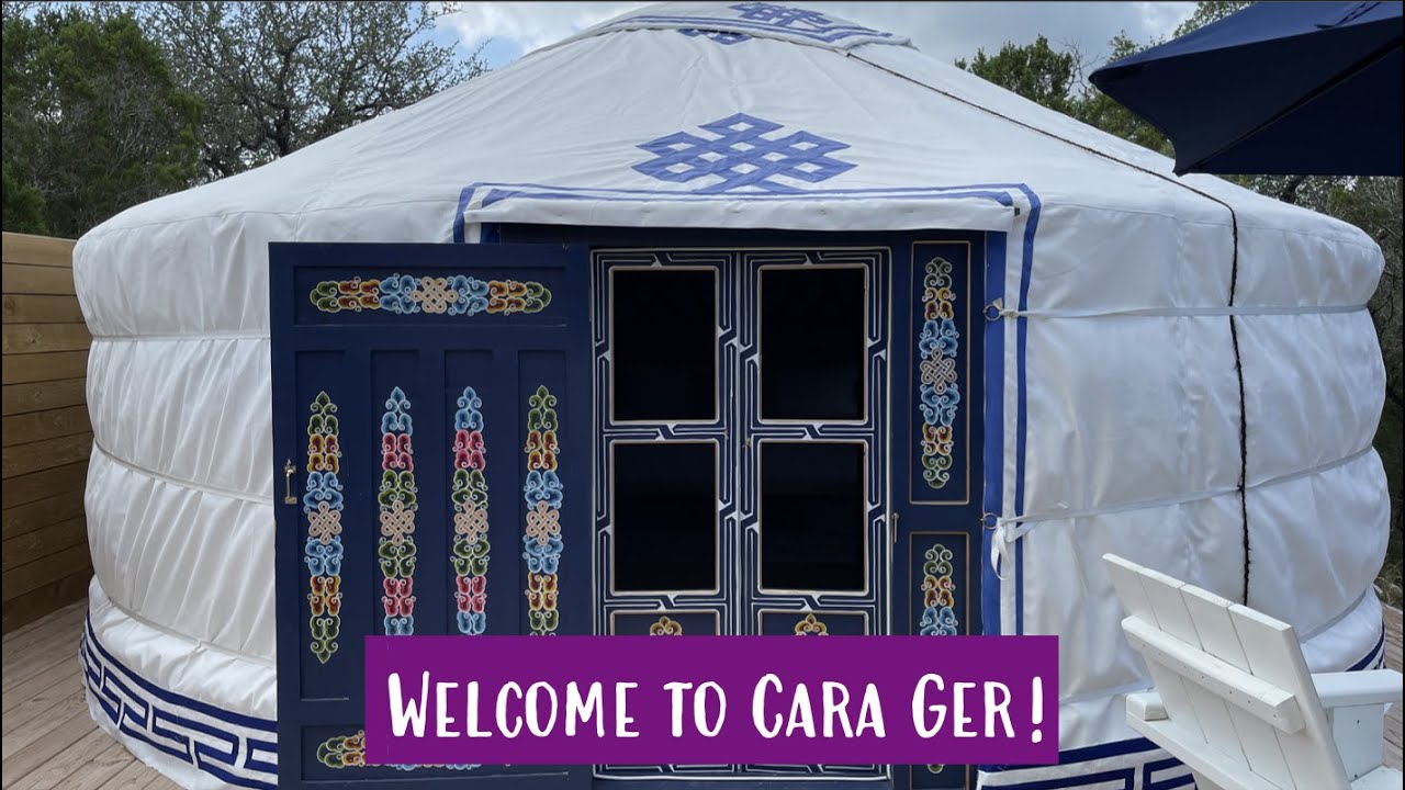 Welcome to Cara Ger at Yurtopia Wimberley! - YouTube
