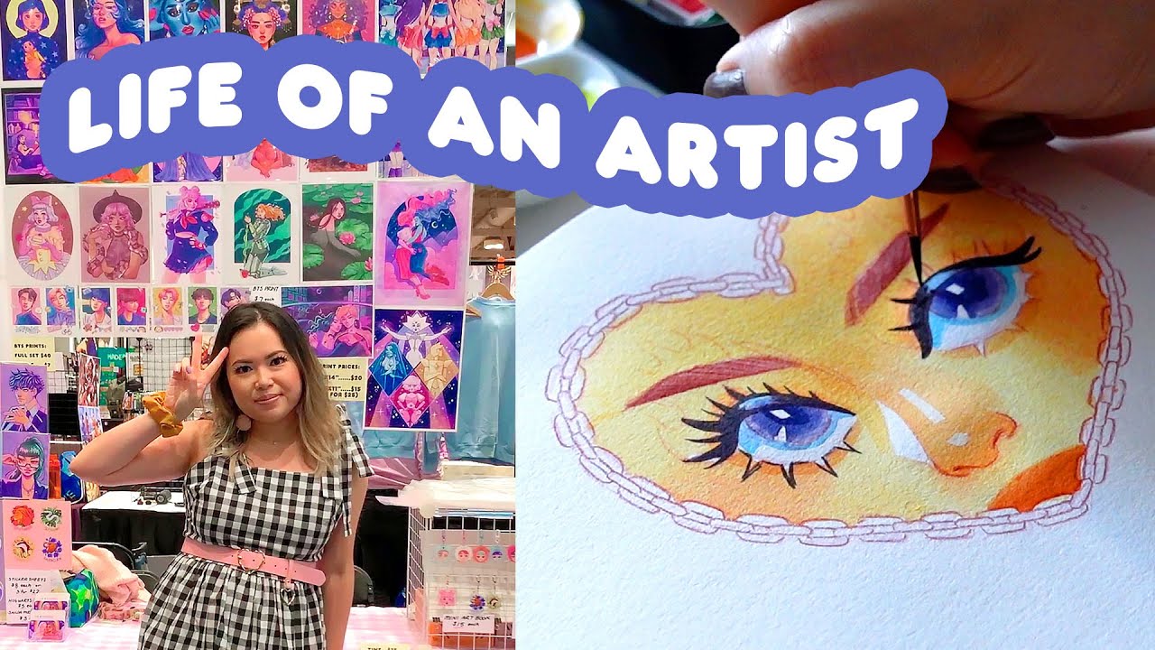 new vograce merch, shop update, fan expo & more ARTIST VLOG - YouTube