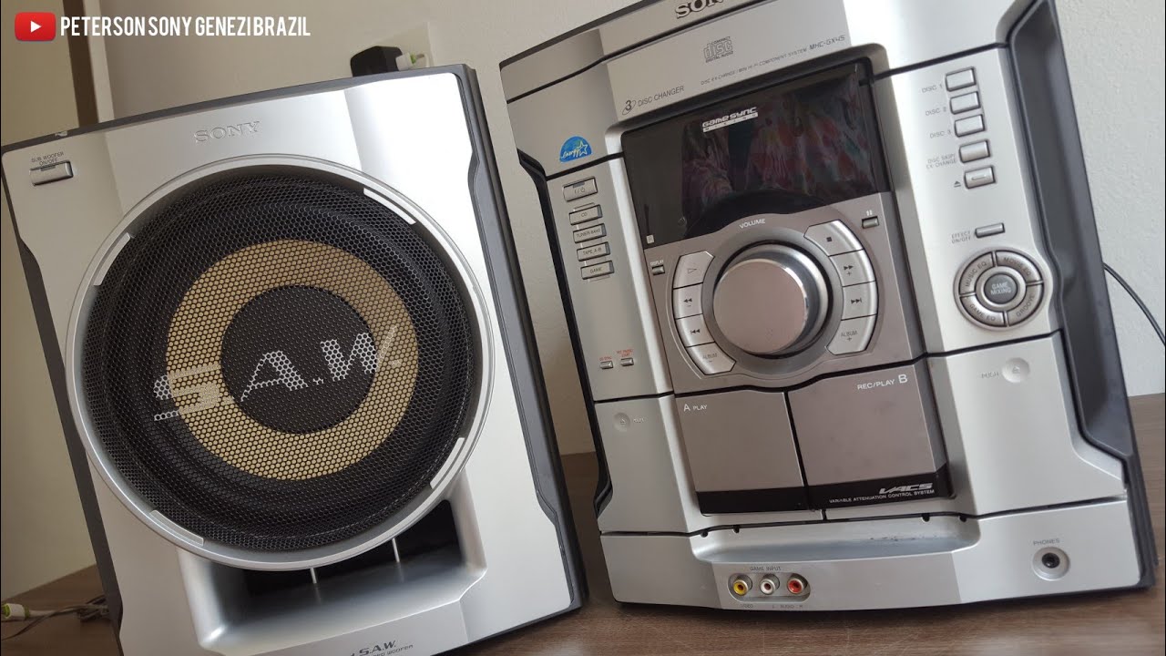 POR DENTRO DO SONY HCD GX45/440S GENEZI BRAZIL - YouTube