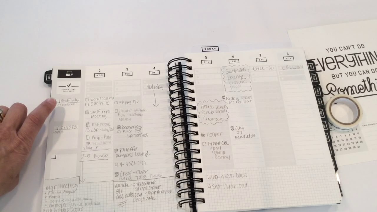 Get To Work Book Planner 2018 - how I use it - YouTube