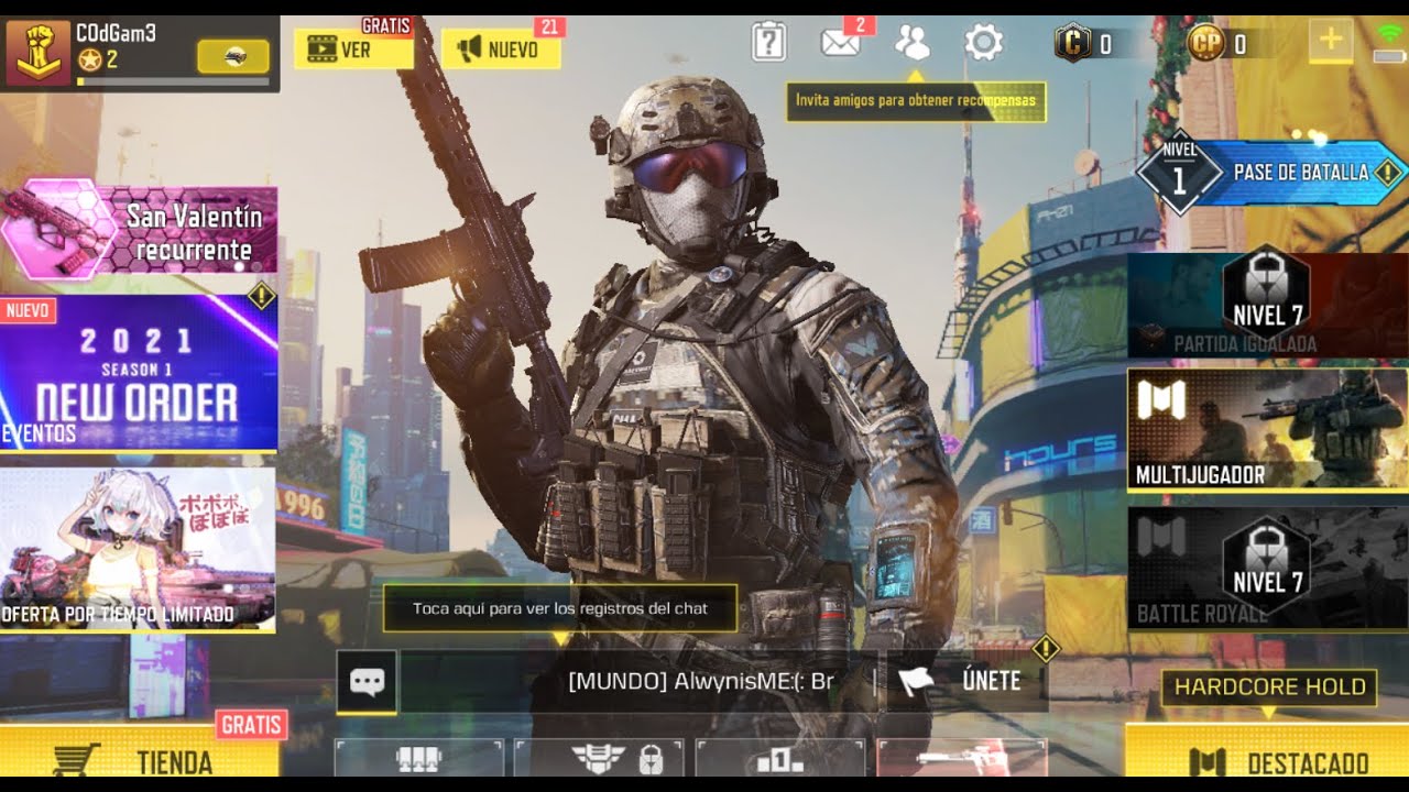 Primera partida Call of Duty Mobile - YouTube