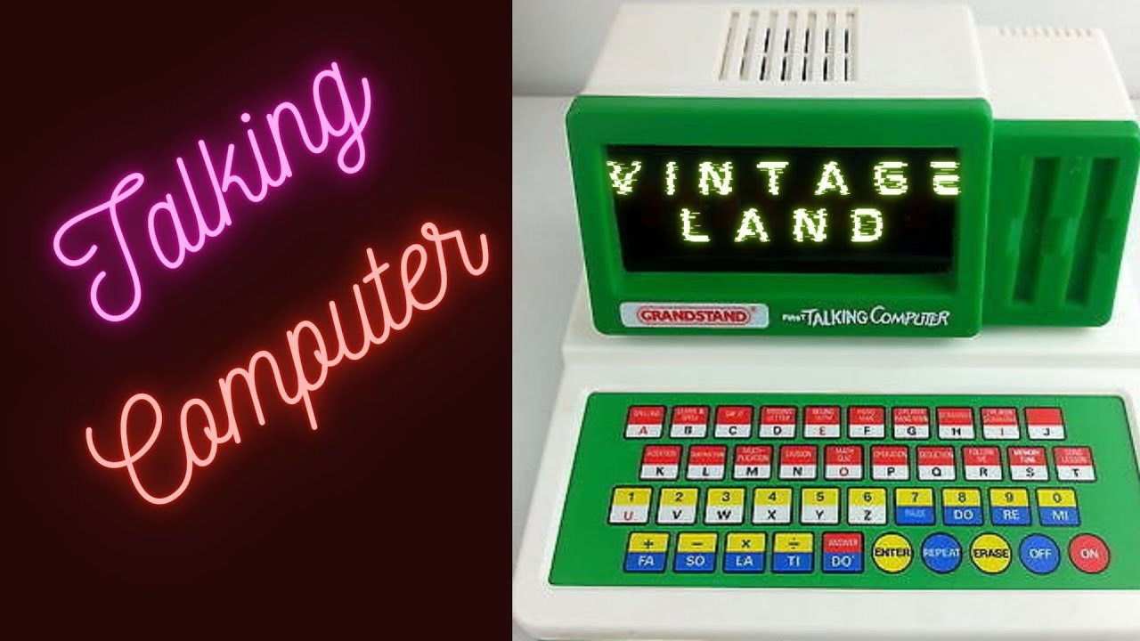 Grandstand First Talking Computer - YouTube