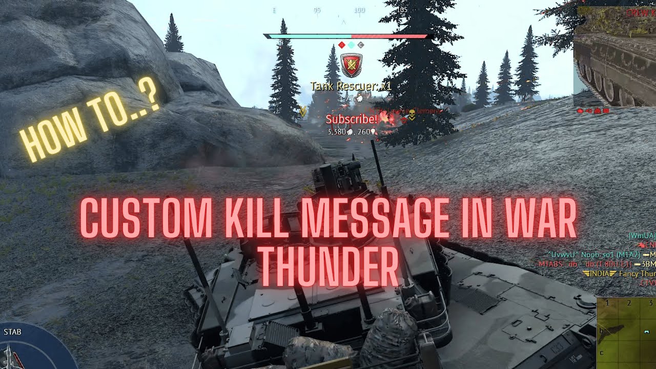 Custom Kill Message in War Thunder #warthunder @fancythunderWT - YouTube