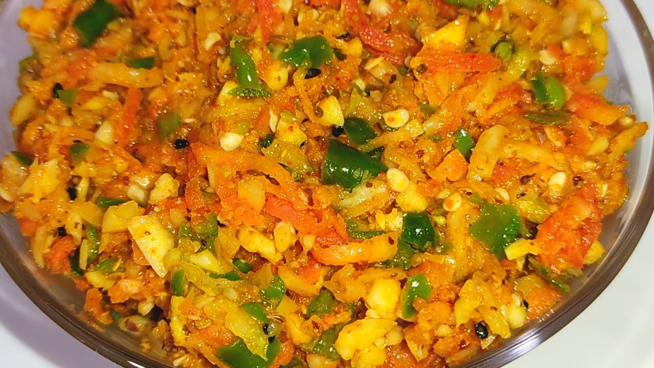 💞Mix veg pickle recipe | Gajar muli ka achar | Instant pickle recipe ...