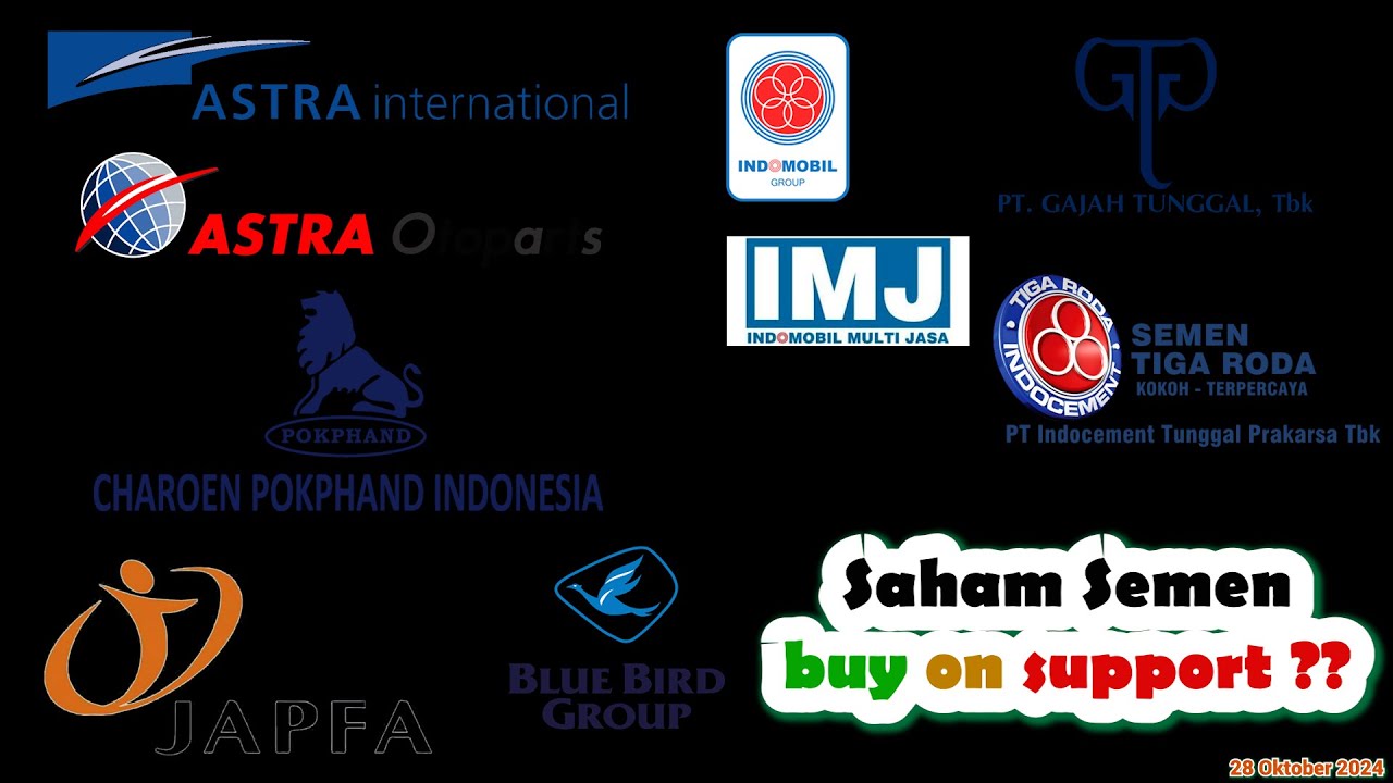 Analisa Teknikal ASII AUTO IMAS IMJS GJTL MPMX BIRD CPIN JPFA MAIN SMGR INTP SMBR - YouTube