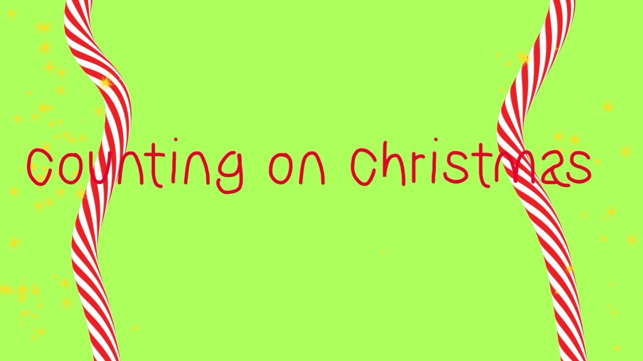 Counting on christmas animation - YouTube