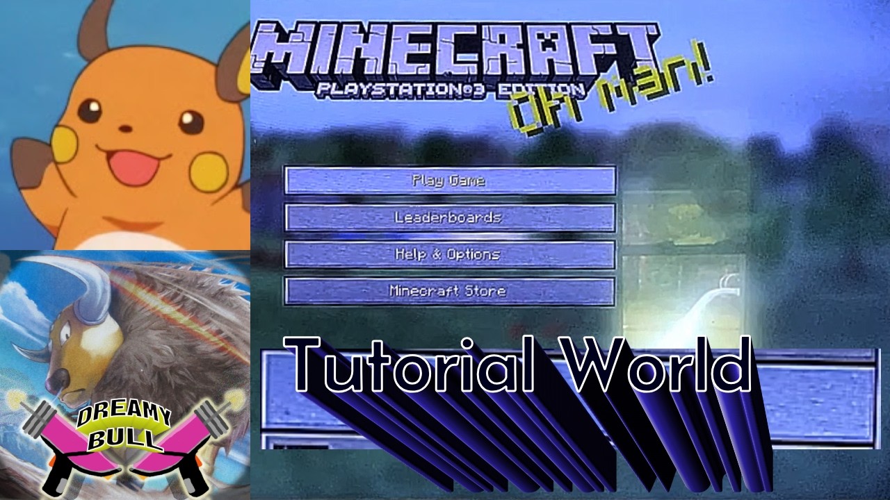 Minecraft PS3 Edition Tutorial Gameplay - YouTube
