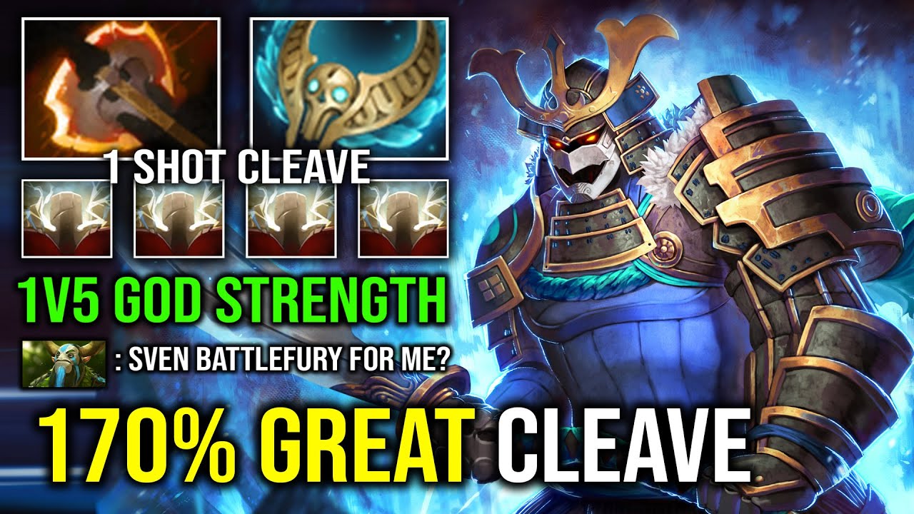 WTF 170% GREAT CLEAVE 1v5 God Strength Battle Fury 1 Shot Cleave Hit ...
