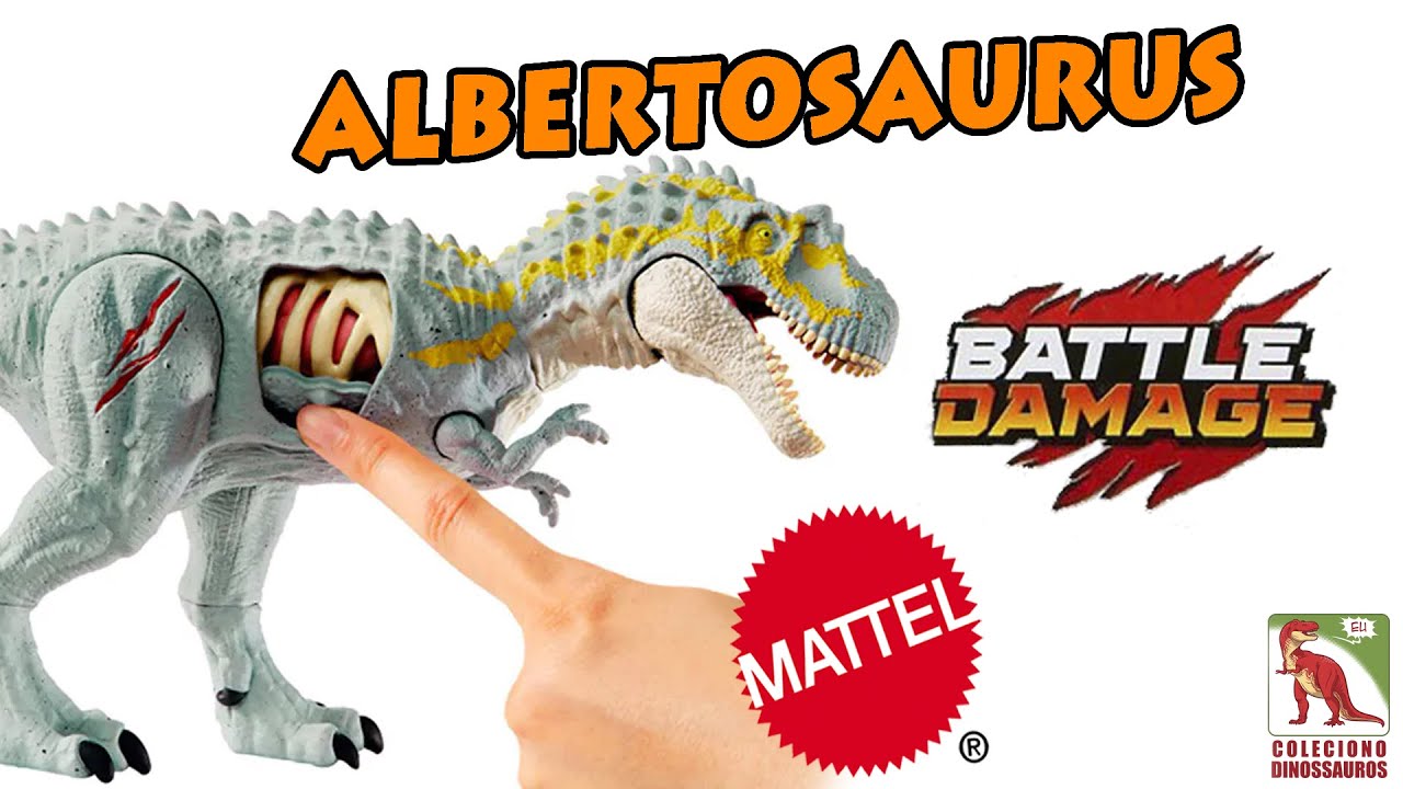 Albertosaurus Primal Attack Battle Damage Mattel - Review e comparação ...