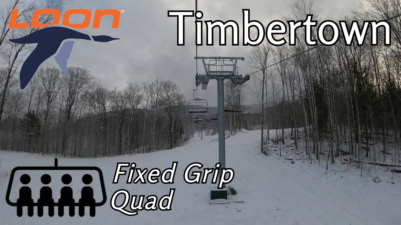 Timbertown Quad (New for 2023-24!) - Loon Mountain NH - YouTube