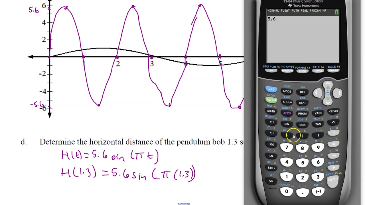 Applications Of Sinusoidal Functions Part I Spring 2020 YouTube Applications Of Sinusoidal Functions Part I Spring 2020 YouTube