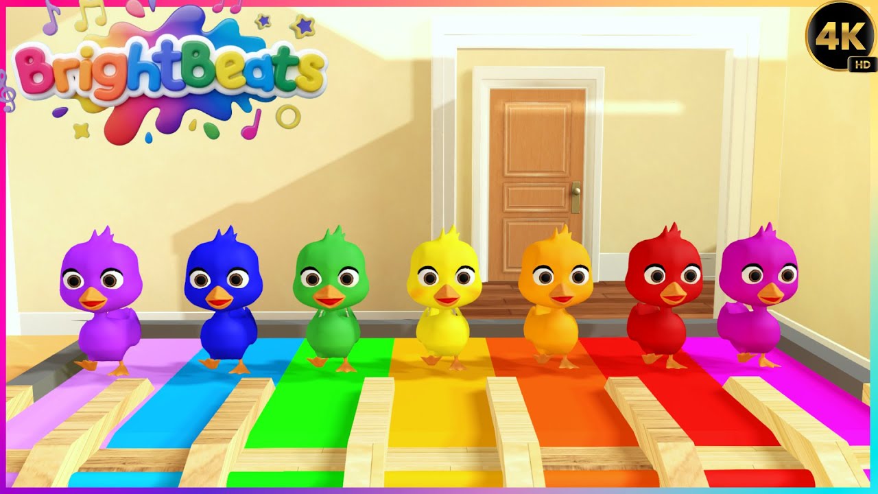 Colorful Ducks 🦆🌈 | Learning Colors Song for Kids | Fun Duck Nursery ...