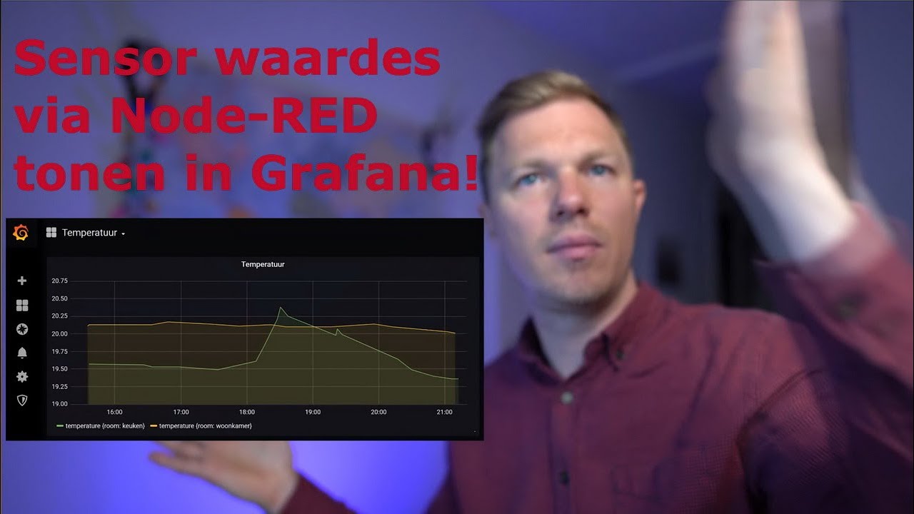 Sensors in Node-RED of Grafana dashboard - YouTube