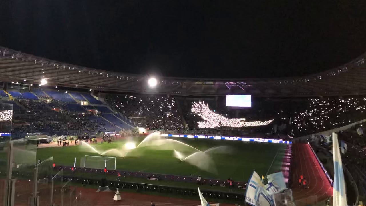 Lazio Verona 5/02/2020 Coreografia Curva Nord - YouTube