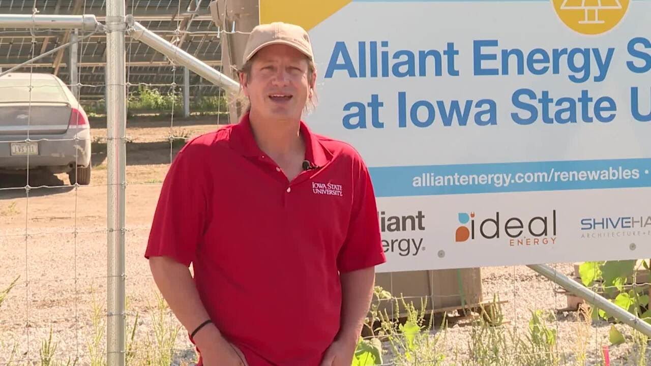 Iowa State University's Ag Solar Farm - YouTube