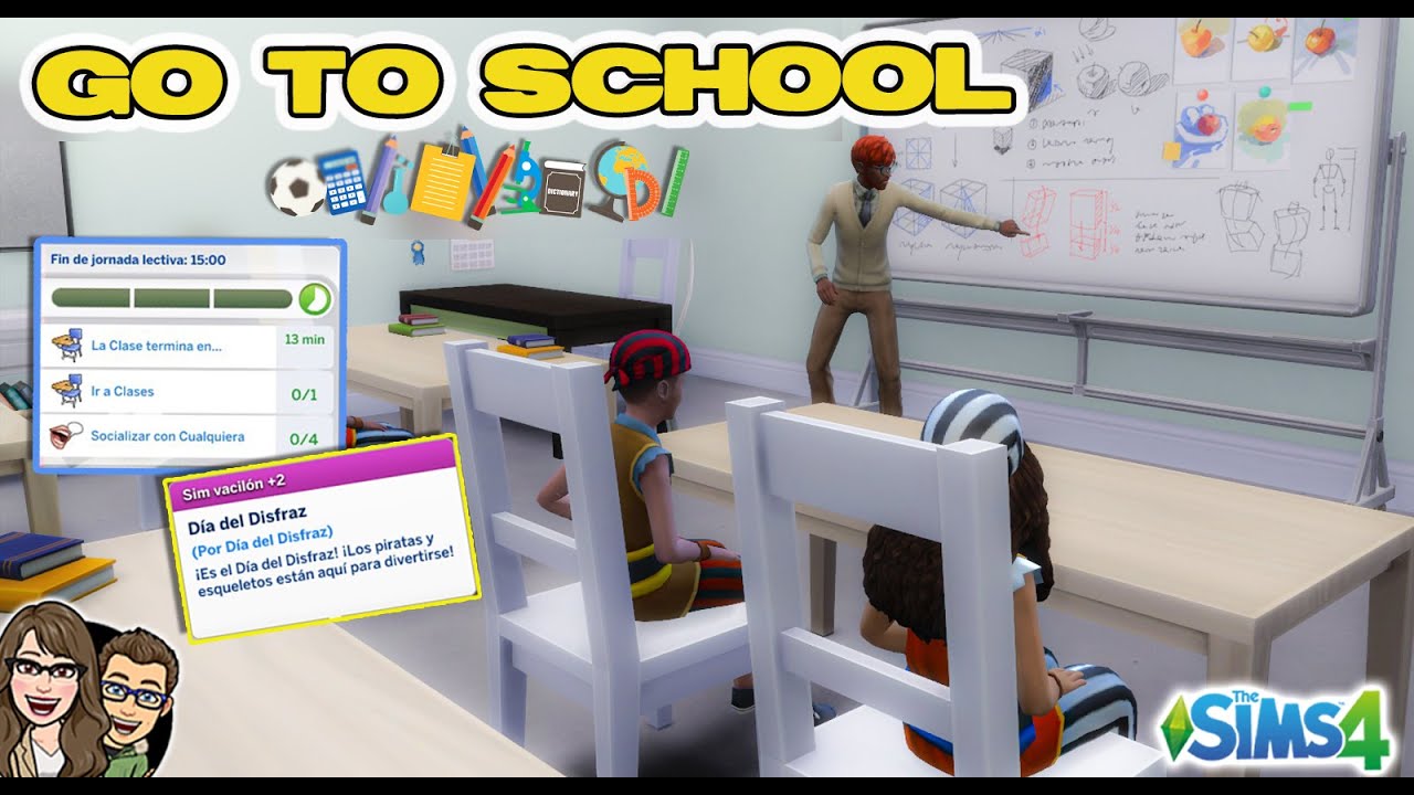 👦🏽🏫GO TO SCHOOL MOD 🧒🏽🚸|| Los niños pueden ir a la Escuela || #thesims4 ...