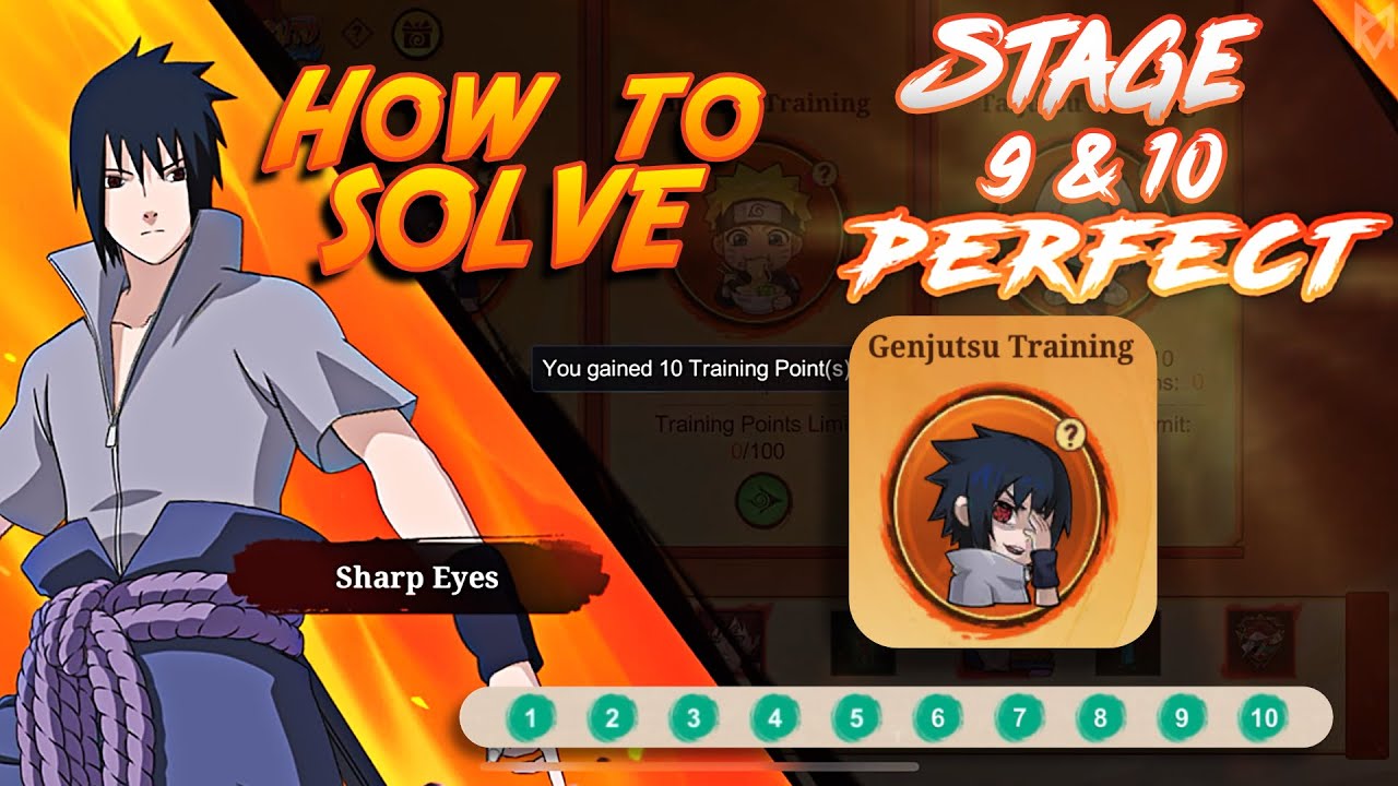 [Stage 9 - 10] How to Solve Genjutsu Training Event | Mobile Legend X ...