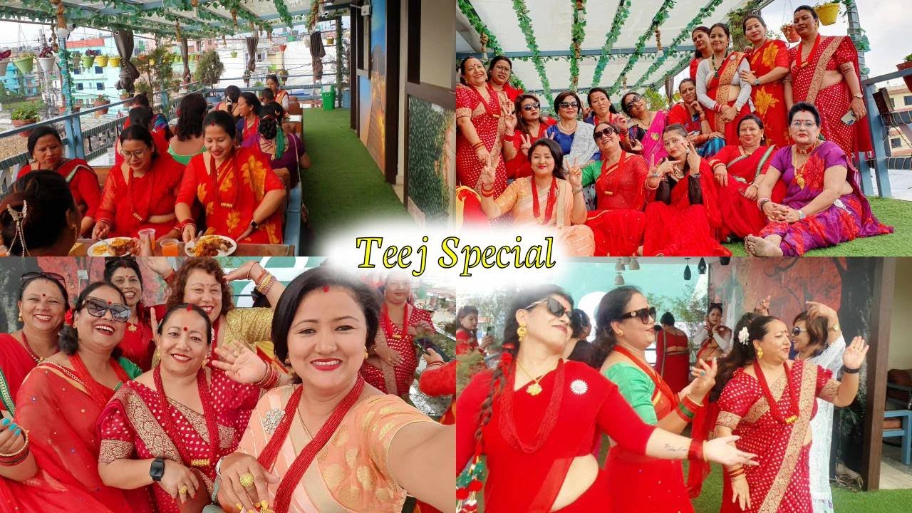 Happy teej everyone 😍 hami didi baini haru ko ramailo teej program ll #vlog - YouTube