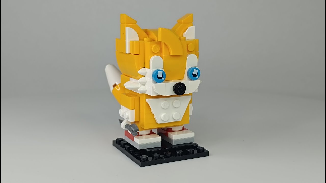 Lego BrickHeadz 40628 Miles "Tails" Prower Speed Build Review ASMR ...