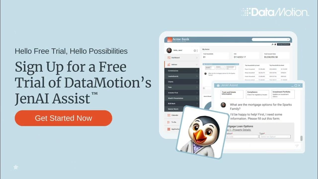 Say "Hello" to DataMotion JenAI Assist™ - YouTube