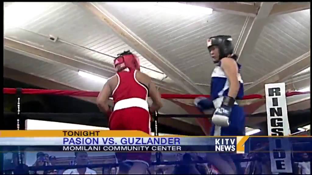 Local boxer Haley Pasion fights in Pearl City - YouTube