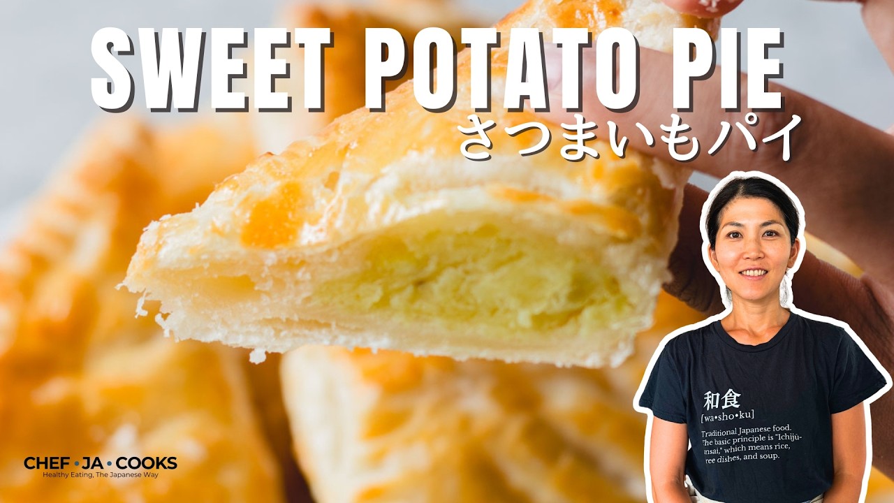 Flaky And Delicious Mini Japanese Sweet Potato Pie! - YouTube