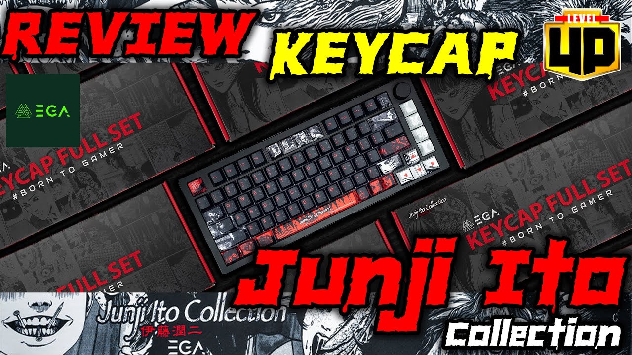 รีวิว Keycap Junji Ito Collection สาวกห้ามพลาด!! - YouTube