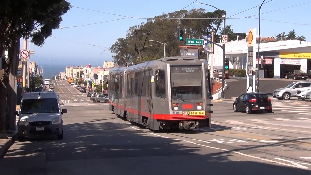 SAN FRANCISCO MUNI LRV STREETCARS - SEPTEMBER 2019 - YouTube