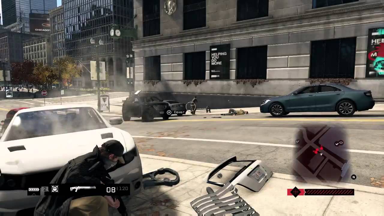 Watch Dogs street gun battle - YouTube