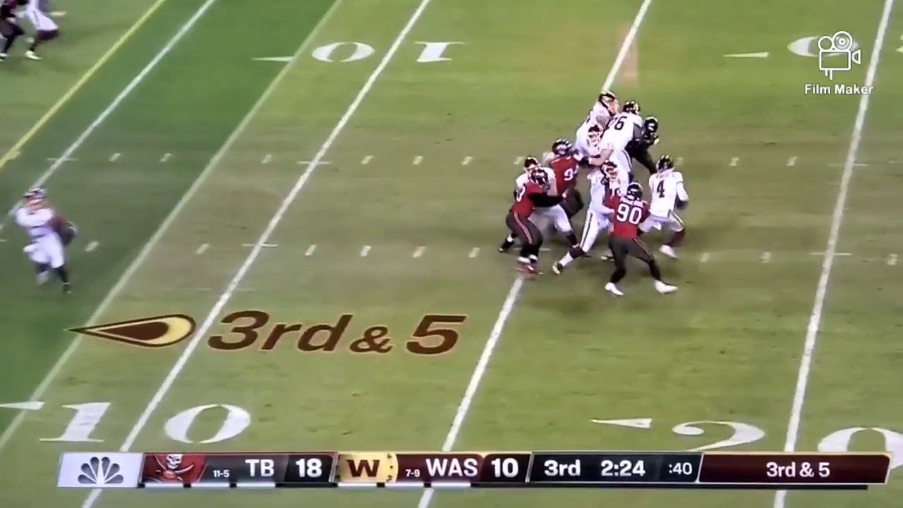 Taylor Heinicke Amazing First Career Playoff Touchdown Run Vs ...