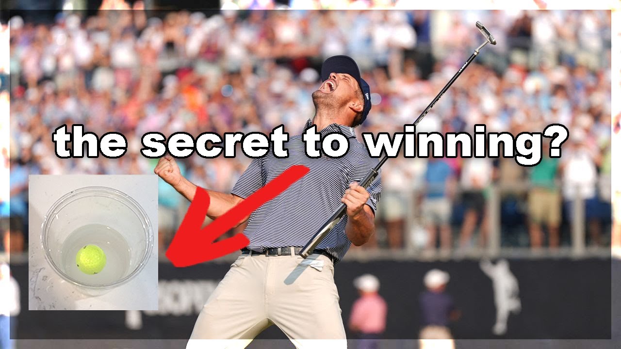 soaking my golf balls like bryson dechambeau improved my game - YouTube