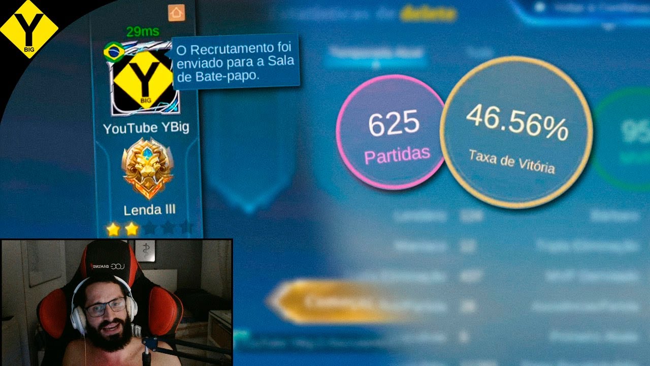 MONTEI UM TIME DO CHAT GLOBAL SÓ COM LENDAS | Mobile Legends - YouTube