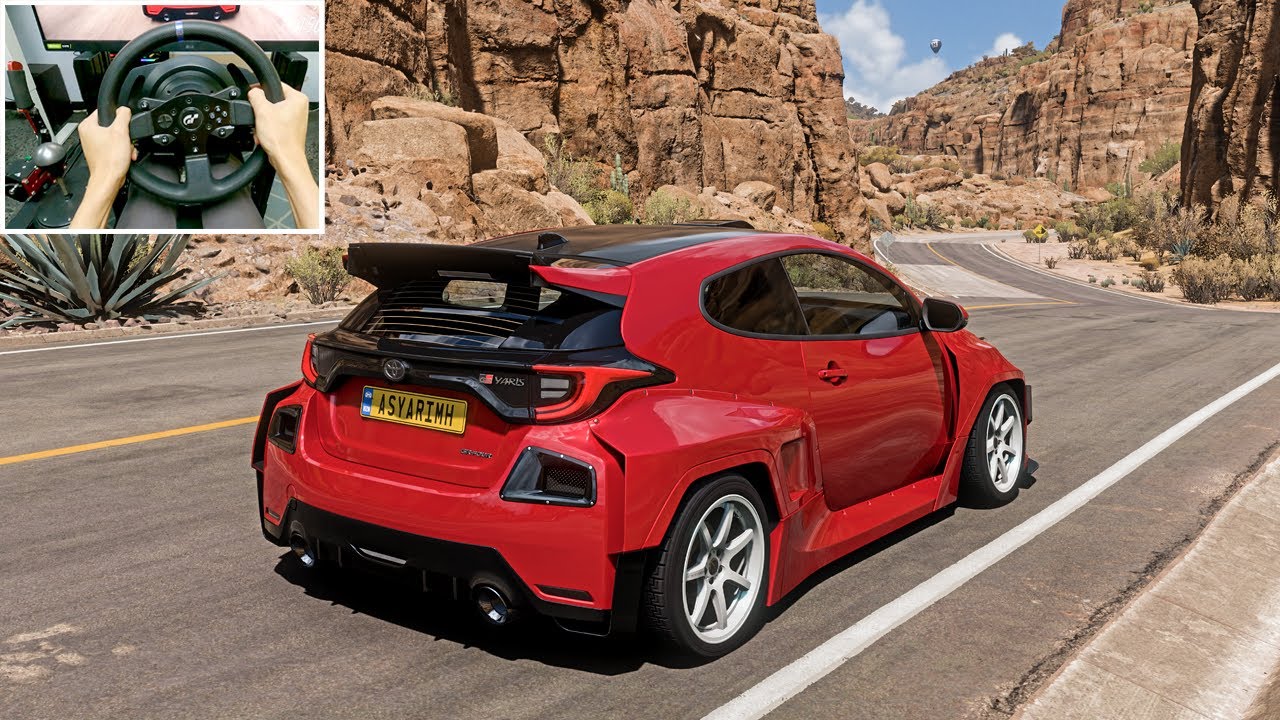 600HP Toyota GR Yaris - Forza Horizon 5 | Thrustmaster T300RS gameplay ...