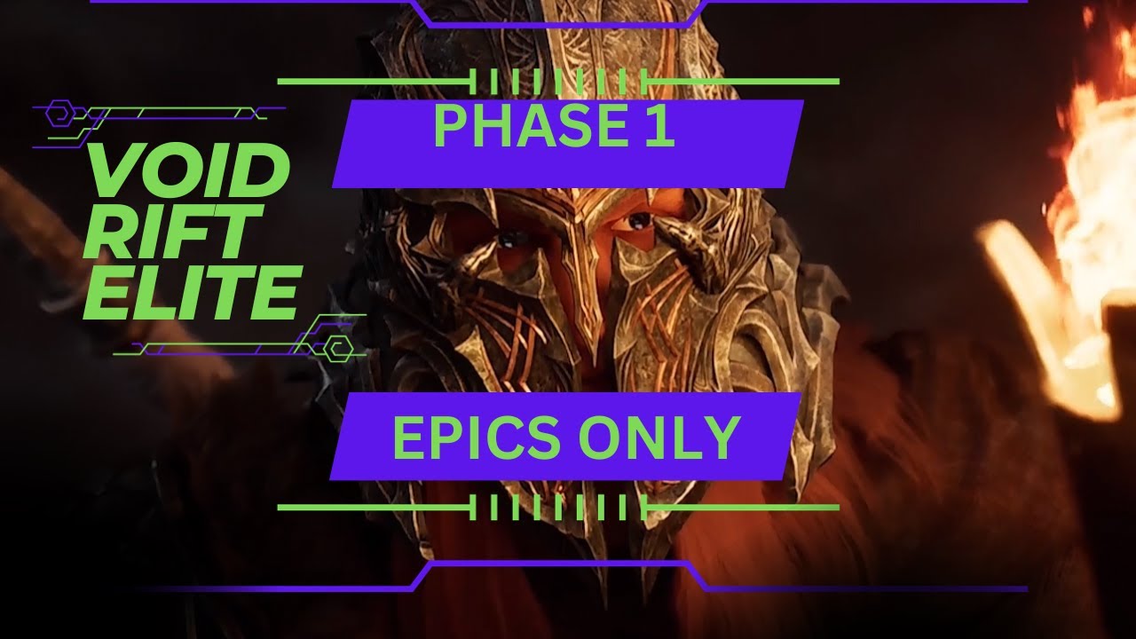 Void Rift Elite - EPICS ONLY - Phase 1 - Watcher of Realms - YouTube
