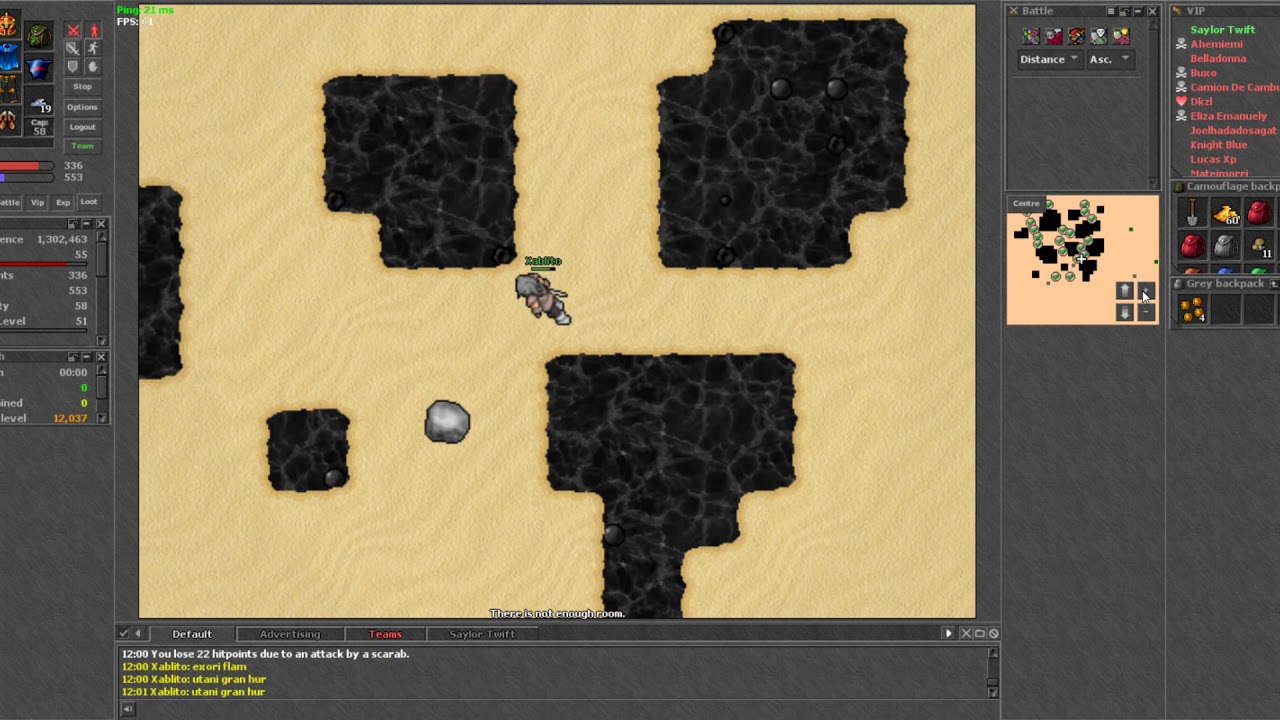 Tibia 7.4 (RetroCores) - Scarabs Coins e Discussões - YouTube