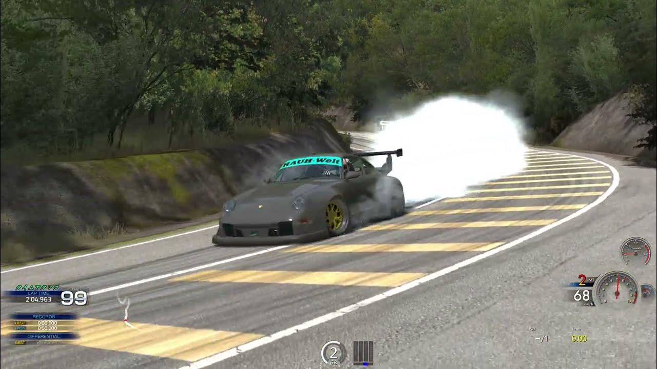 Assetto Corsa - Koumori Touge - Porsche 911 993 RWB Drift Tune - YouTube