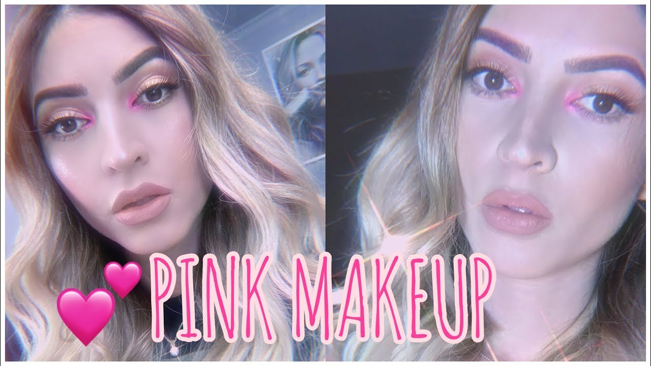 PINK MAKE-UP/ tutorial - YouTube