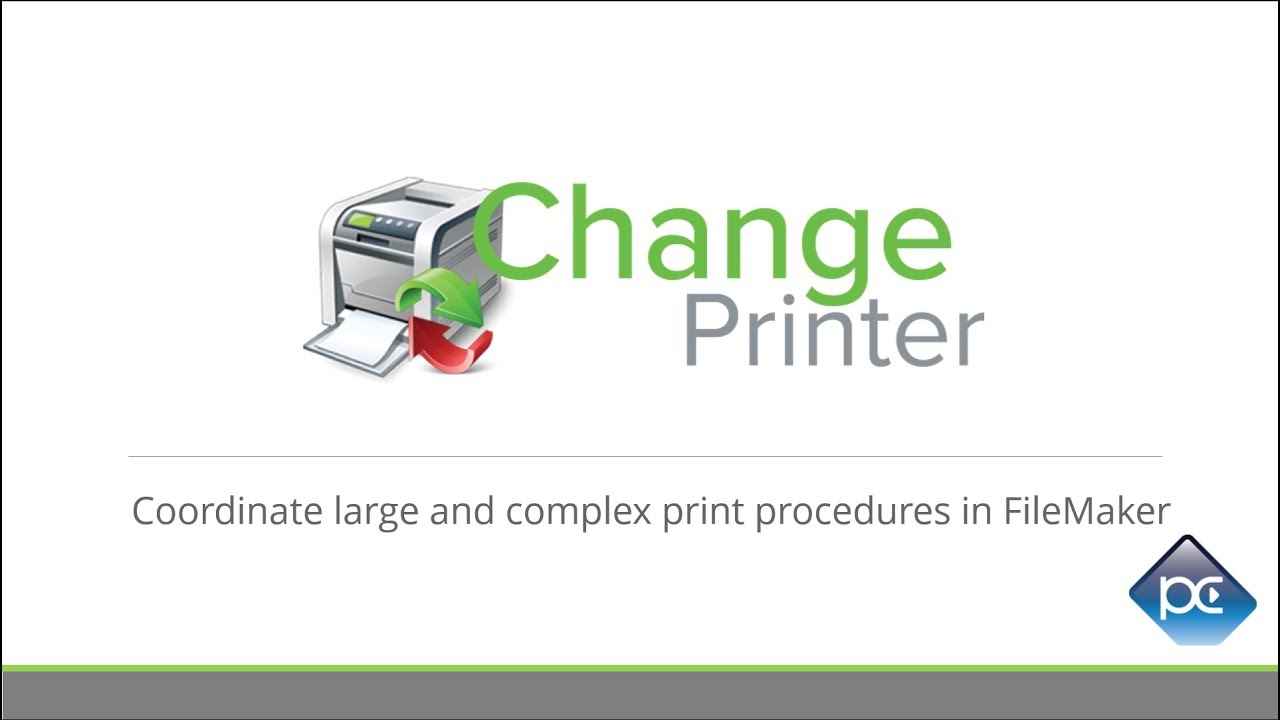 Change Printers in FileMaker - Change Printer Plug-in Overview - YouTube