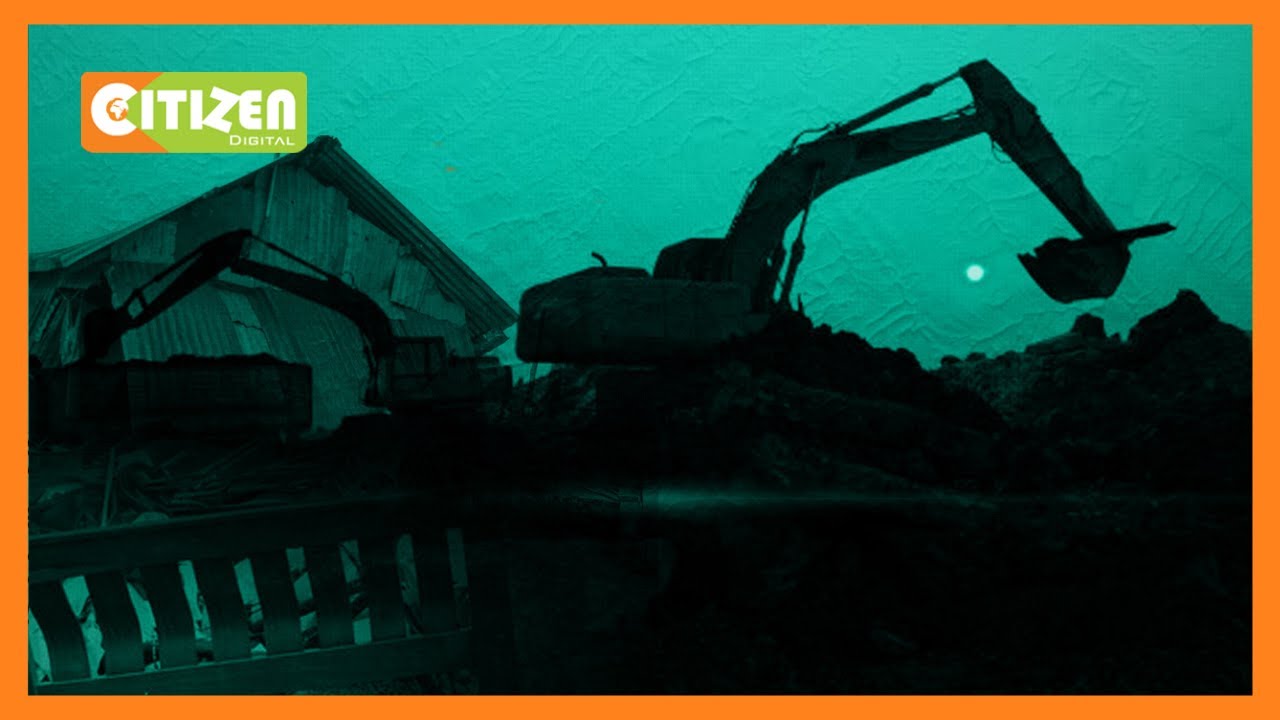 Gov’t demolishes illegal structures in Deep Sea slums in Nairobi - YouTube