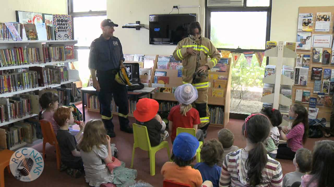 RCC News: Local Firefighters Teach Our Kids Fire Safety - YouTube