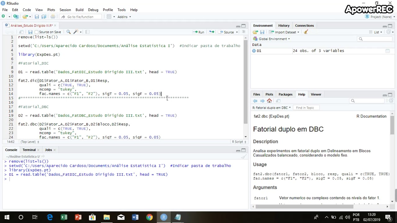 Análise Fatorial no RStudio - YouTube