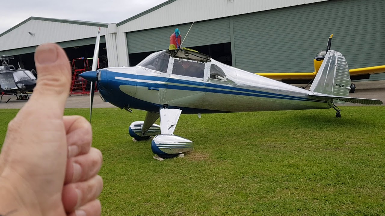 Luscombe 8e Start Up Vid-3 - YouTube