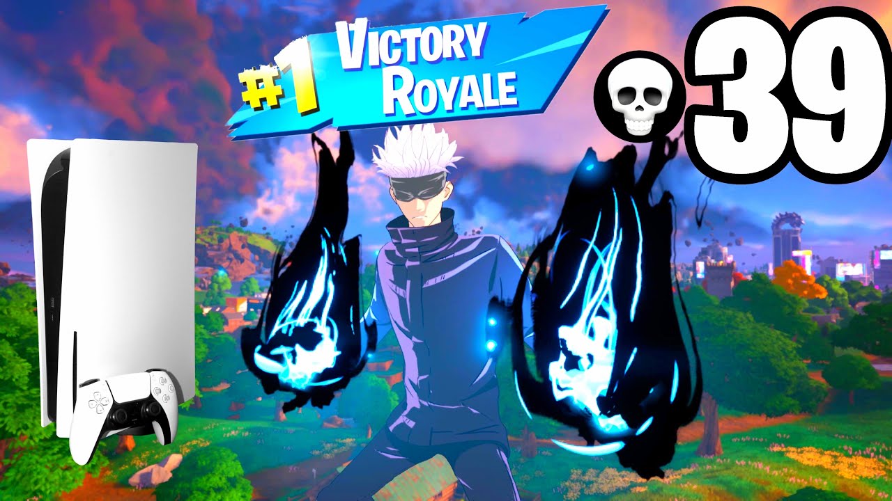 Satoru Gojo Skin Gameplay: 39 Kill Zero Build Solo Squad Win in ...