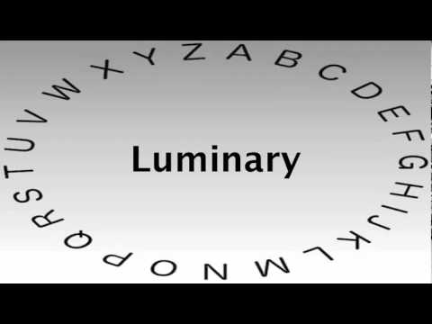 SAT Vocabulary Words and Definitions — Luminary