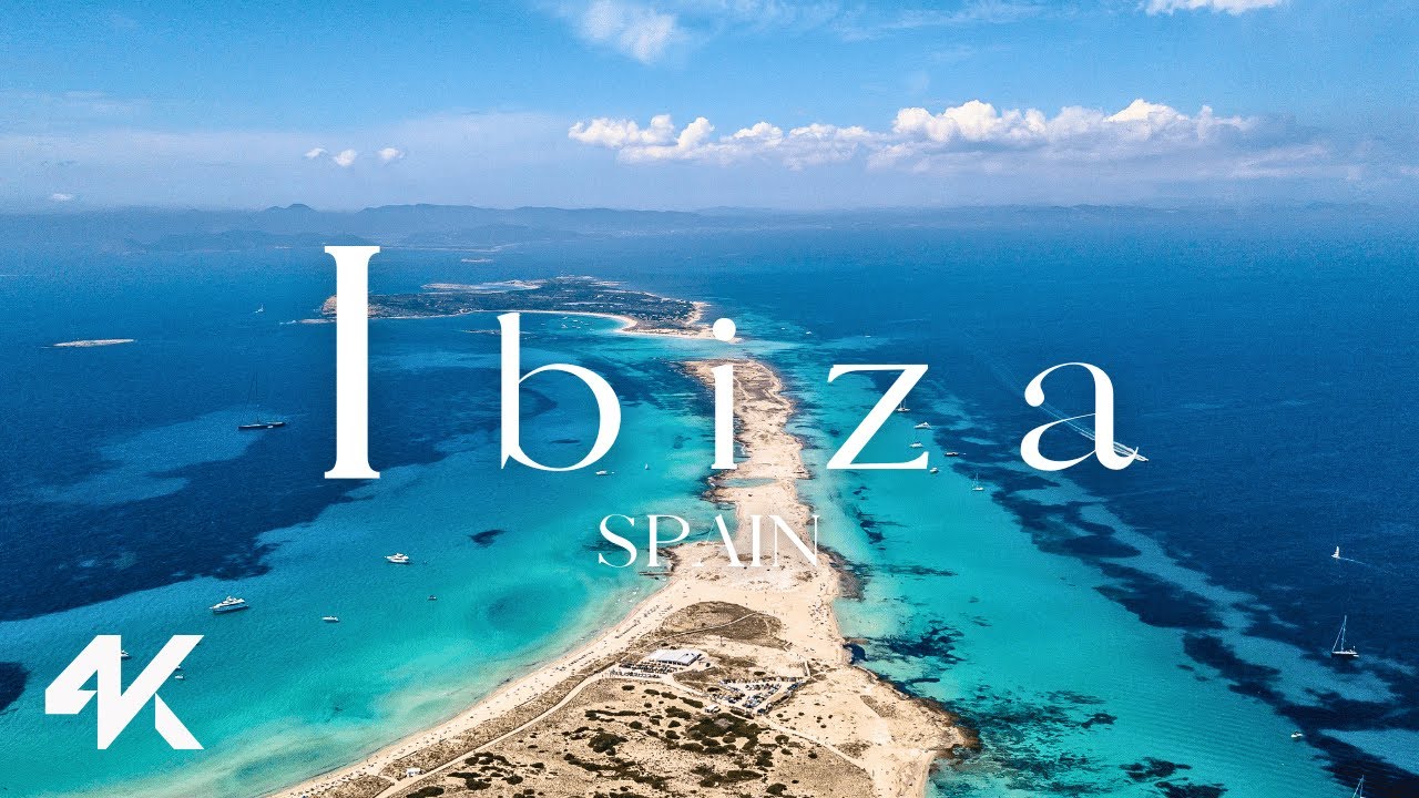Ibiza Aerial View Tour 4k Drone - (Ibiza, Balearic Islands, Sant Antoni ...