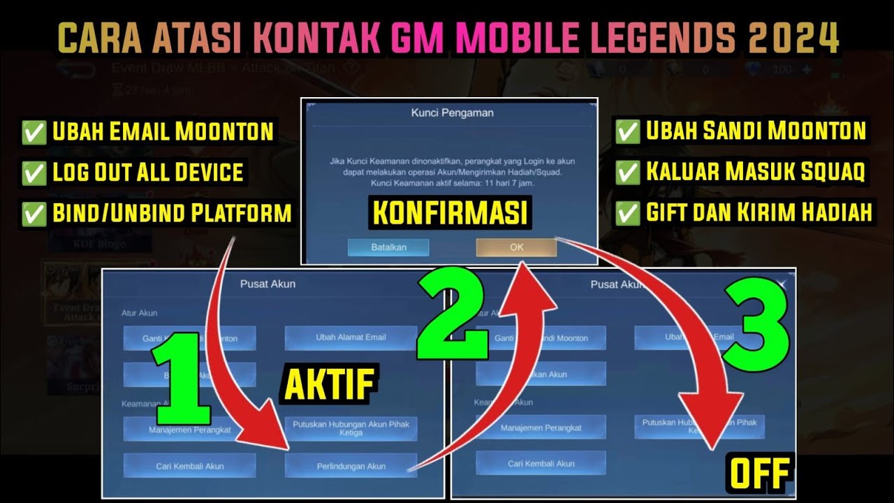 CARA ATASI KONTAK GM MOBILE LEGENDS TERBARU 2024 | CARA ATASI KONTAK GM ML - YouTube