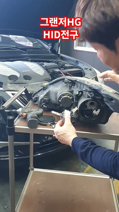 그랜저HG#HID전구교환#인터넷제품#car#plants - YouTube