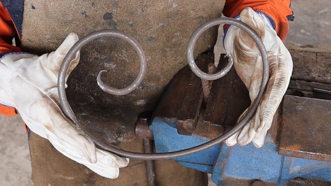 Forja en frío, figuras de metal, metal forging - YouTube